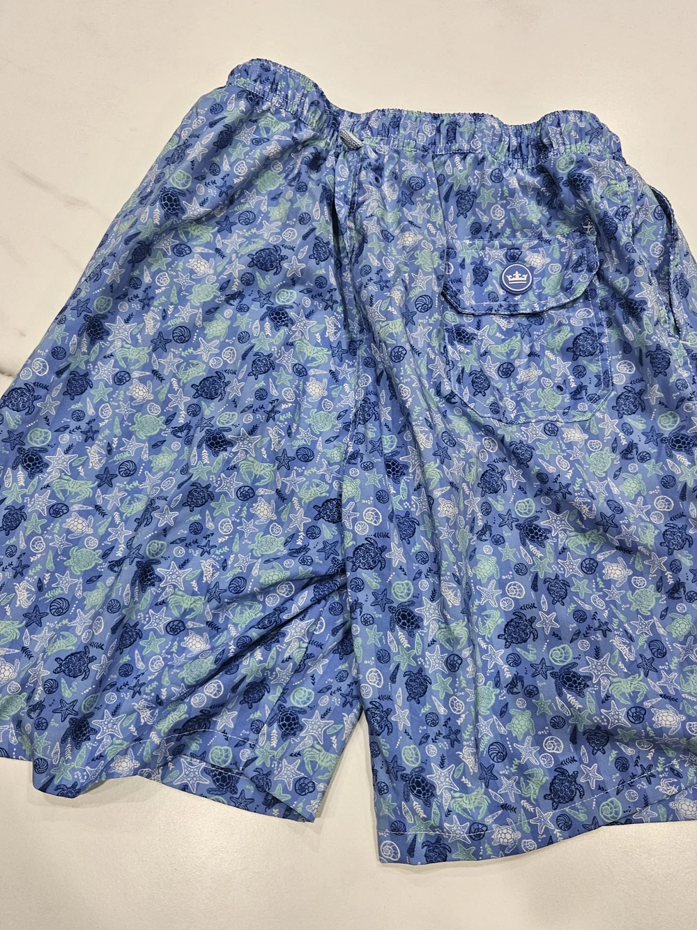 Peter Millar | Swim | Peter Millar Blue Seaside Swim Trunks | Poshmark